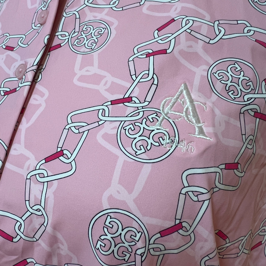 G/FORE Carabiner Silky Tech SL Polo (w/ logo) - Lilac | Skorzie