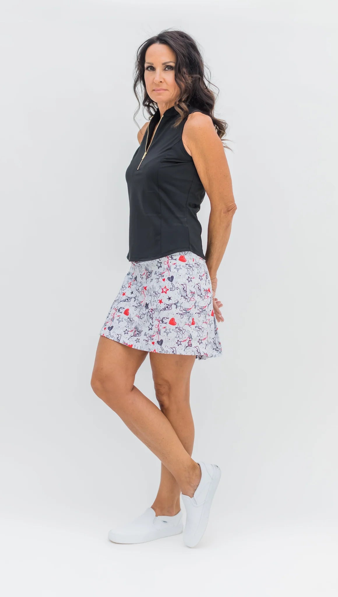 Amy Sport Frontline 2.0 Sleeveless Top - Black | Skorzie