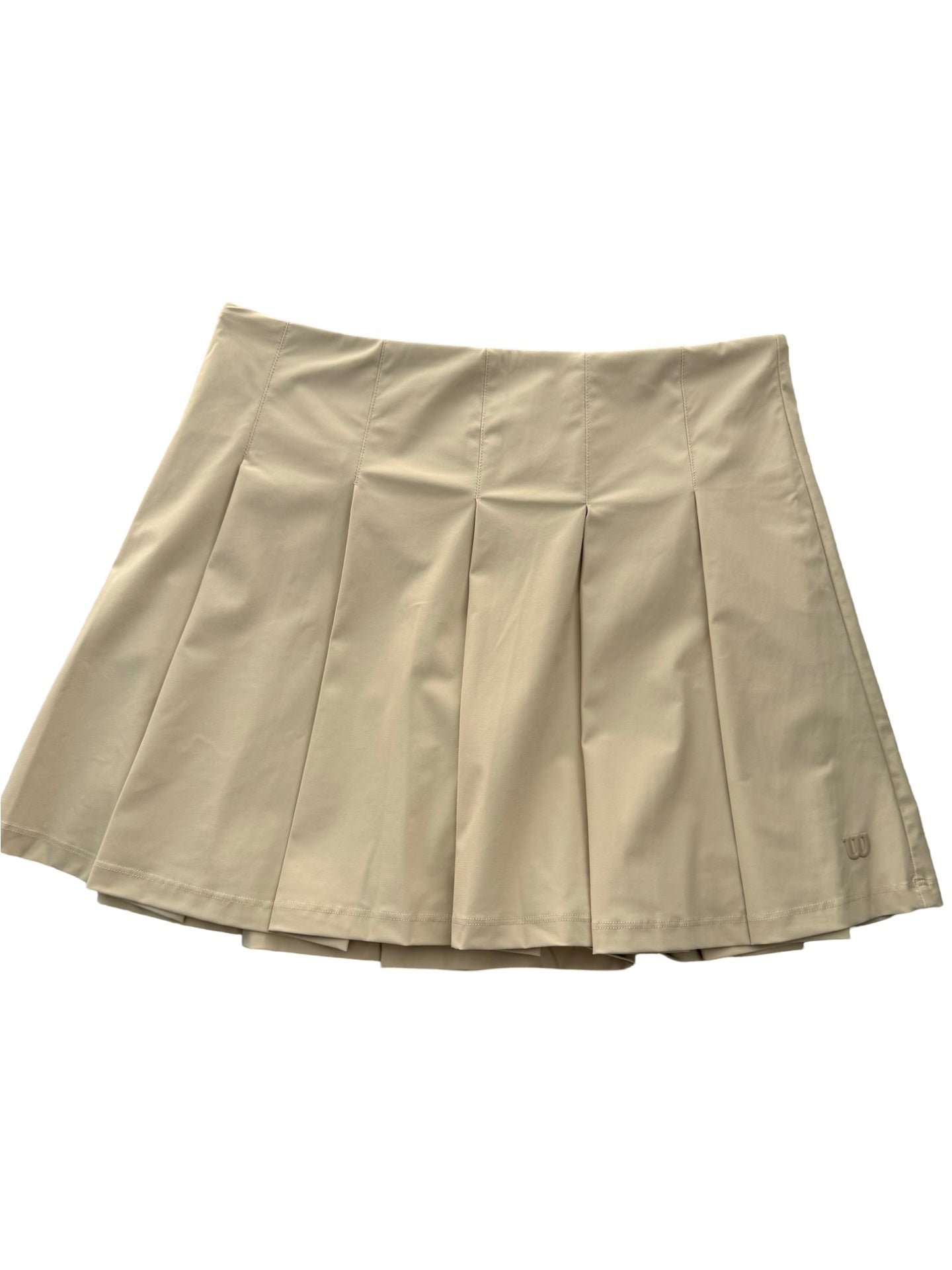 Wilson Classic Pleated Mini Skirt - Safari | Skorzie